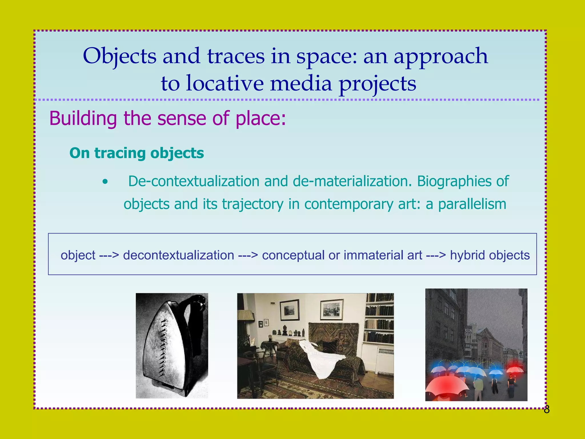 Objects and traces in space | PPT