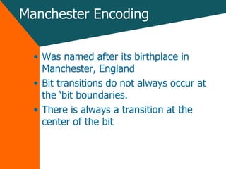 Manchester Encoding | PPT
