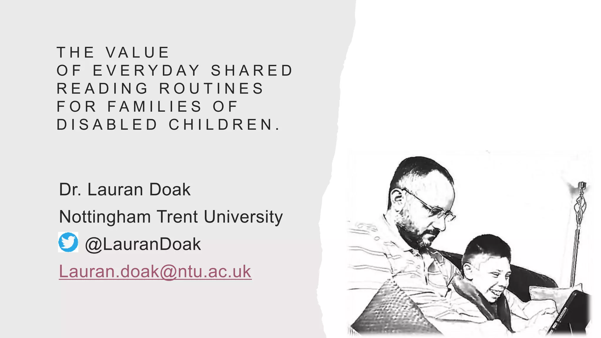 Shared Reading with Children who have PMLD | PPT