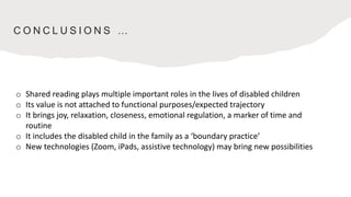 Shared Reading with Children who have PMLD | PPT