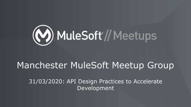 Manchester Meetup #3 | PPT