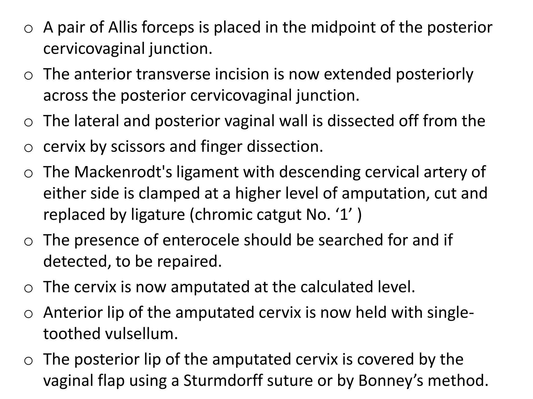 Manchester repair (Fothergill’s Operation) | PPTX