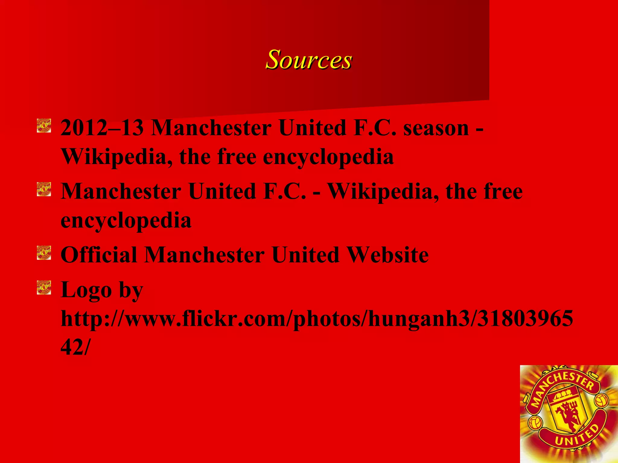 Manchester United - Presentation | PPT
