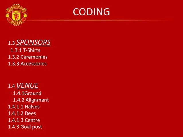 Case Study Manchester united soccer club | PPTX