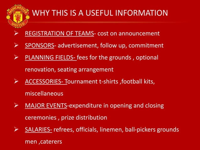 Case Study Manchester united soccer club | PPTX