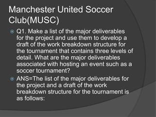 Manchester united soccer club(musc) presentation | PPTX