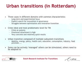 Urban Transition Management | PPT