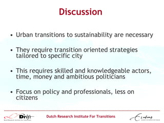 Urban Transition Management | PPT