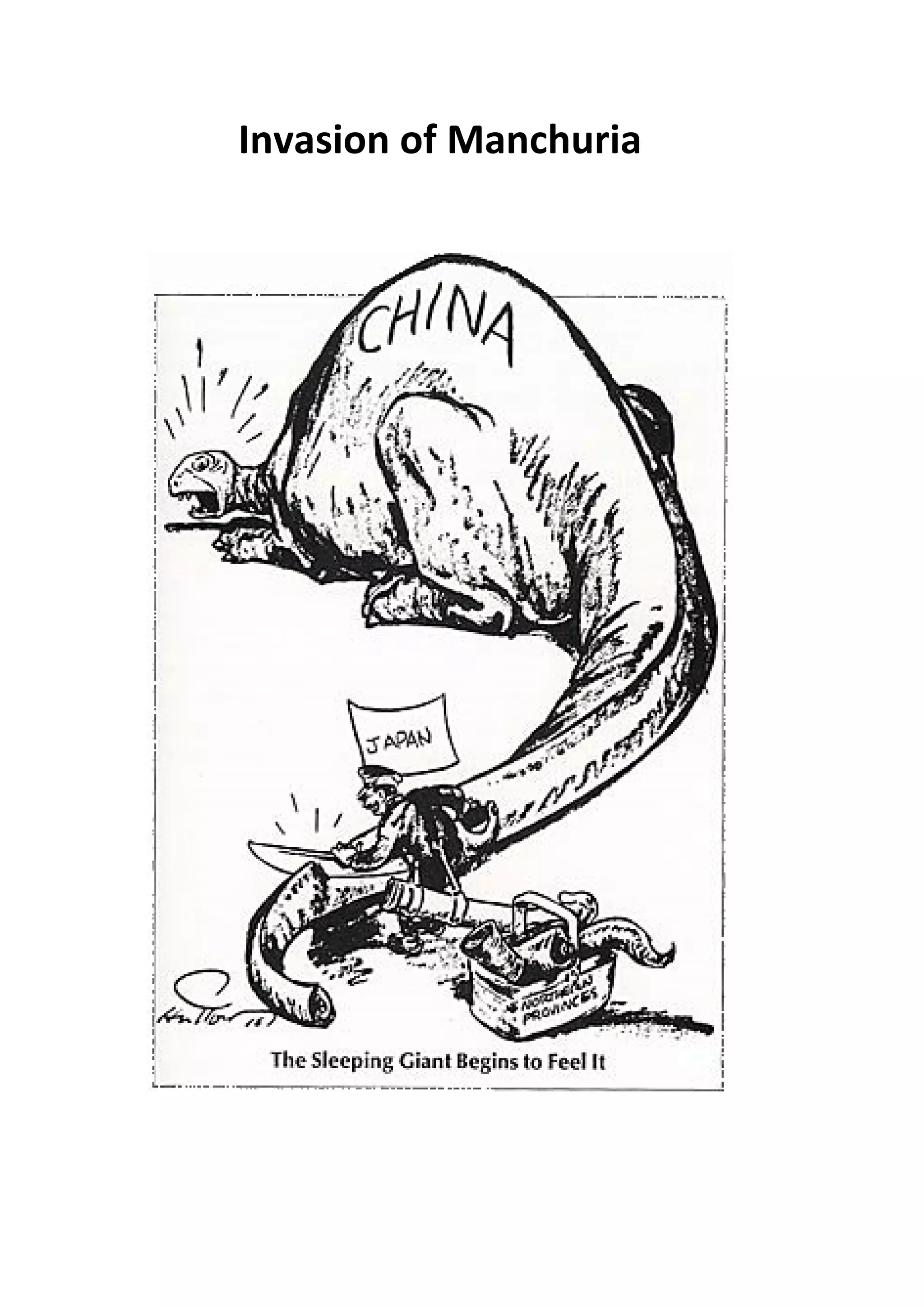 Manchuria cartoons | PDF