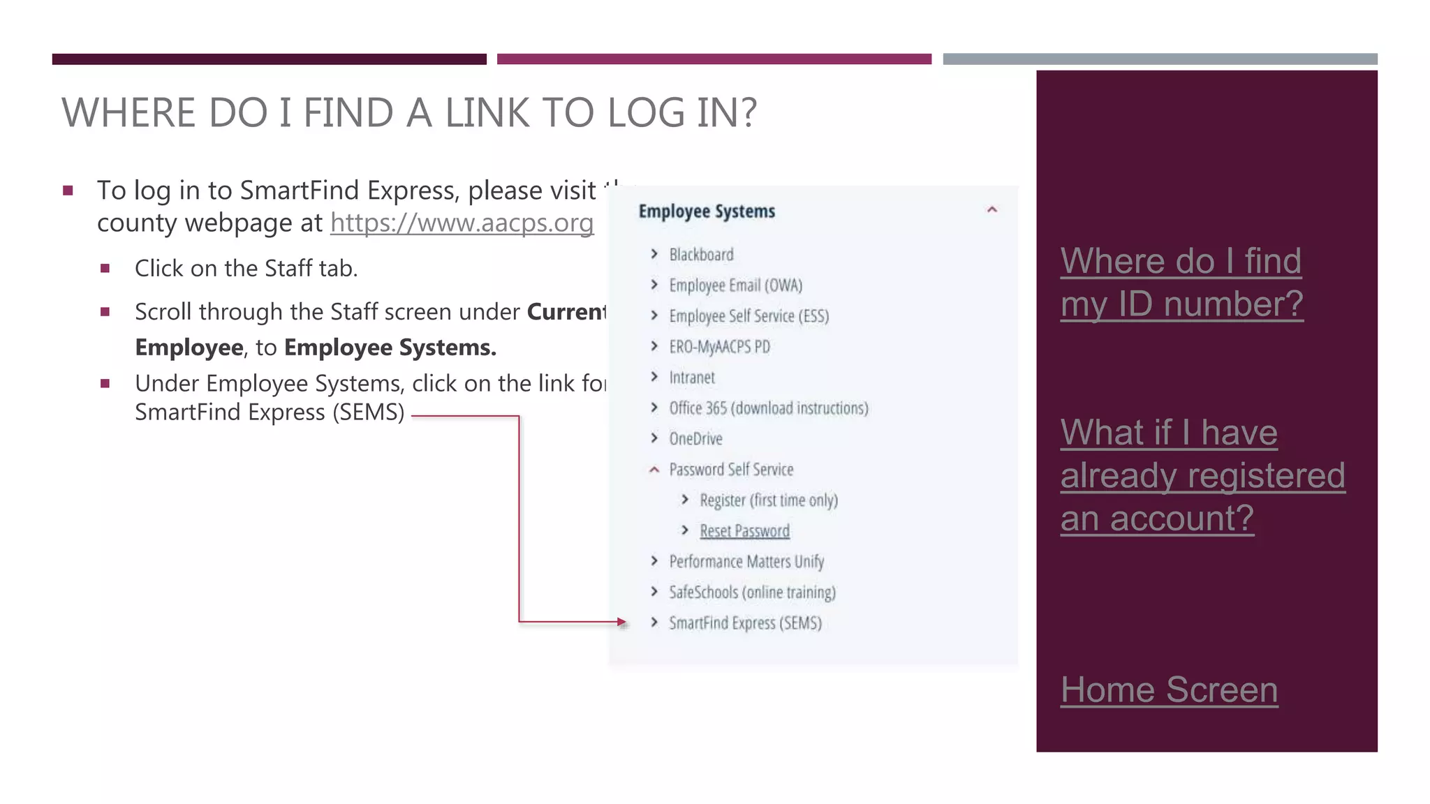 AACPS SEMS Ask System | PPTX