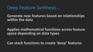 Deep Feature Synthesis | PPT