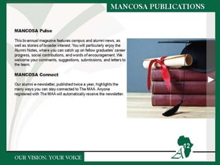 Mancosa alumni association handbook | PPTX