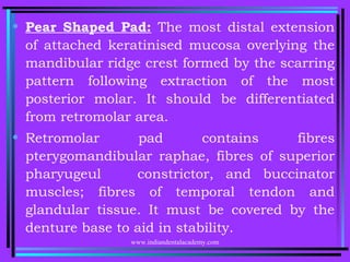 Mandibular edentulous foundation/ dental education in india | PPT