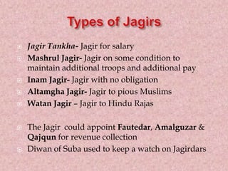 Mughals and Mandabdari System | PPTX