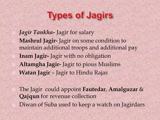 Mughals and Mandabdari System | PPTX | Large Animals | Pets