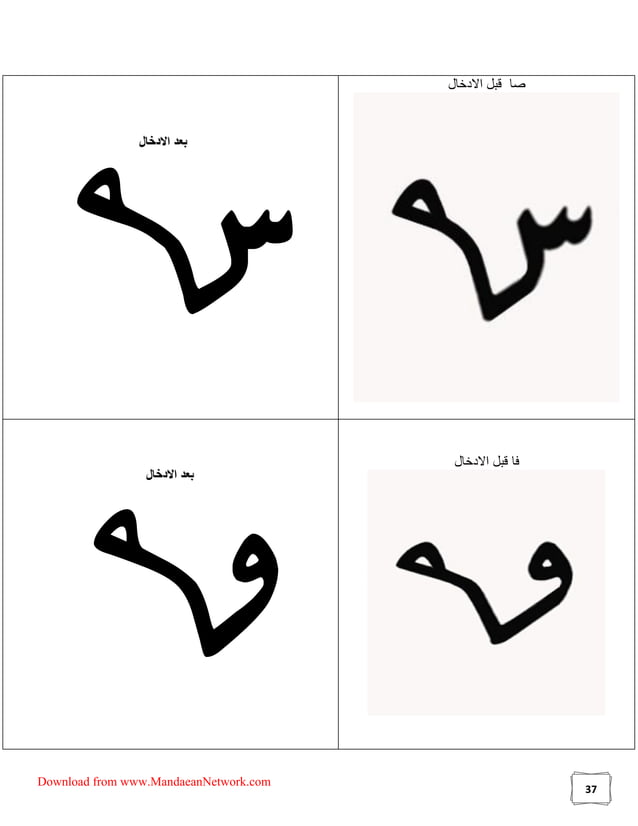 Mandaic Font User Manual دليل استخدام وتثبيت الخط المندائي | PDF