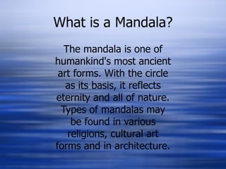 Mandala Lesson with video | PPT