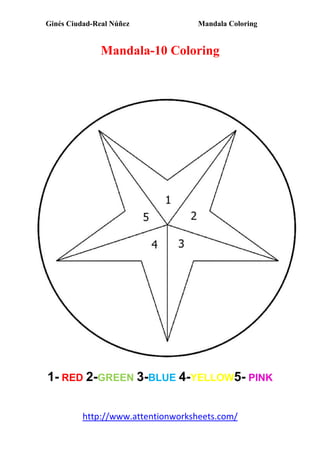 Mandala coloring-activities-pdf | PDF | Arts and Crafts | Hobbies ...