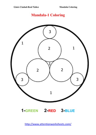 Mandala coloring-activities-pdf | PDF | Arts and Crafts | Hobbies ...