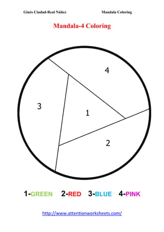 Mandala coloring-activities-pdf | PDF | Arts and Crafts | Hobbies ...
