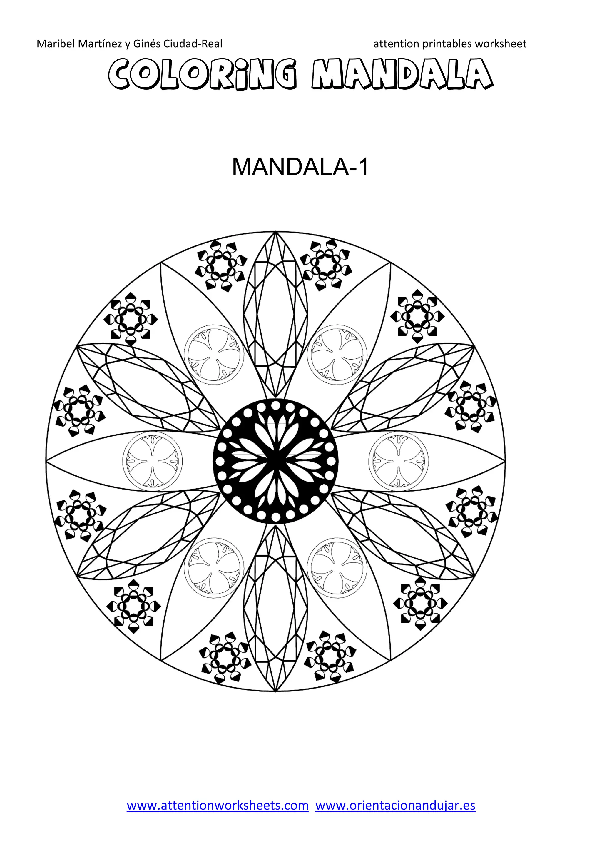 Mandala coloring-activities-pdf 2 | PPT