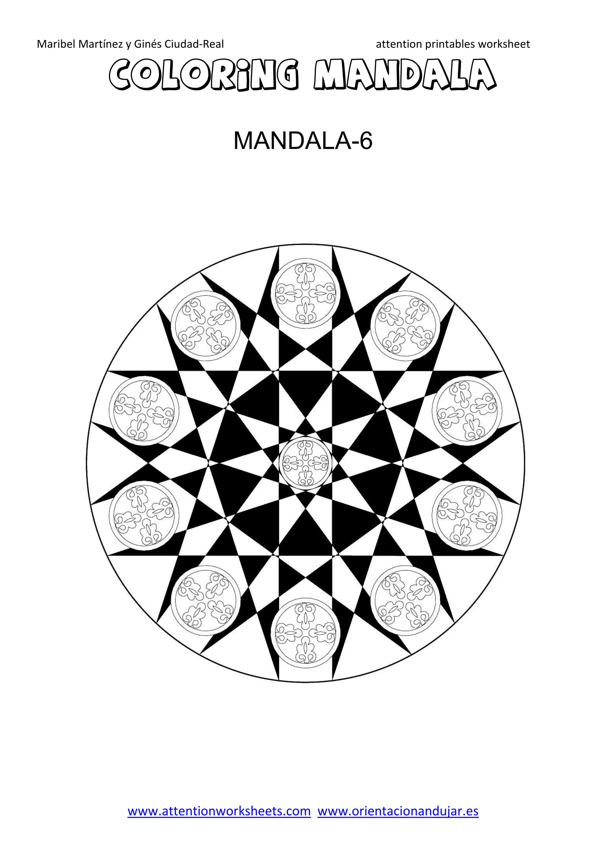 Mandala coloring-activities-pdf 2 | PPT
