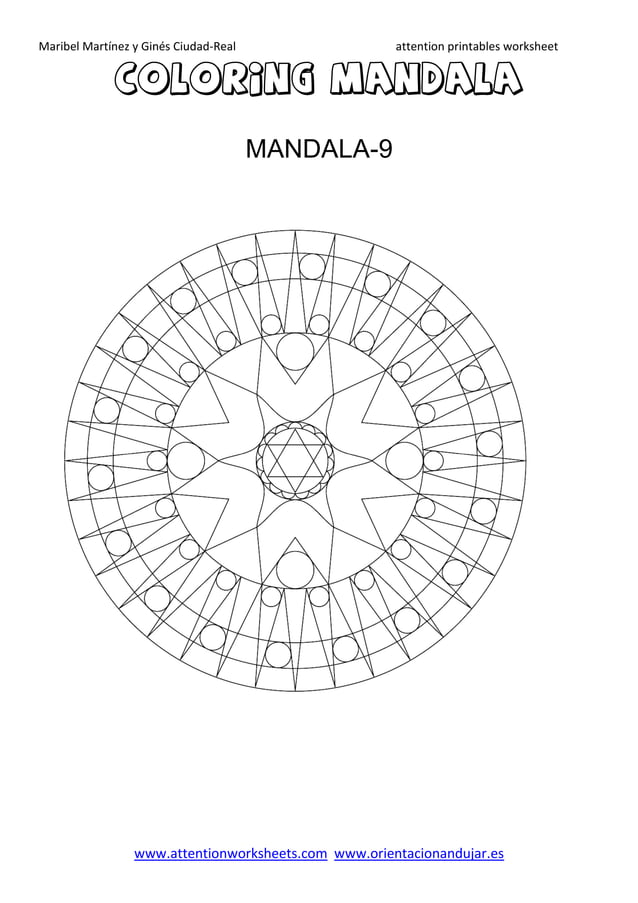Mandala coloring-activities-pdf 2 | PPT