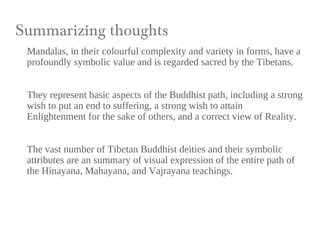 Mandala and its symbolic buddhist teachings | PPT