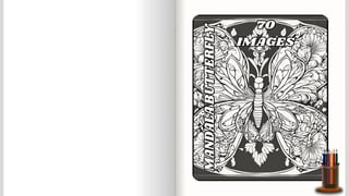 Mandala Butterfly Coloring Book For Kids, Adults. | PPT