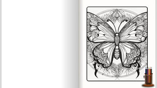 Mandala Butterfly Coloring Book For Kids, Adults. | PPT