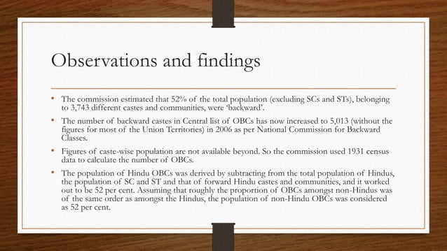 Mandal commission By Akhilesh Narayan | PPTX