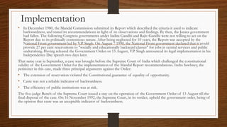 Mandal commission By Akhilesh Narayan | PPTX