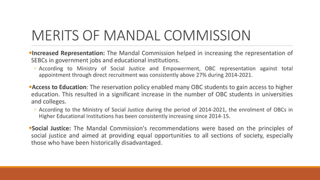 Mandal Commission.pptx | Hinduism | Religion & Spirituality