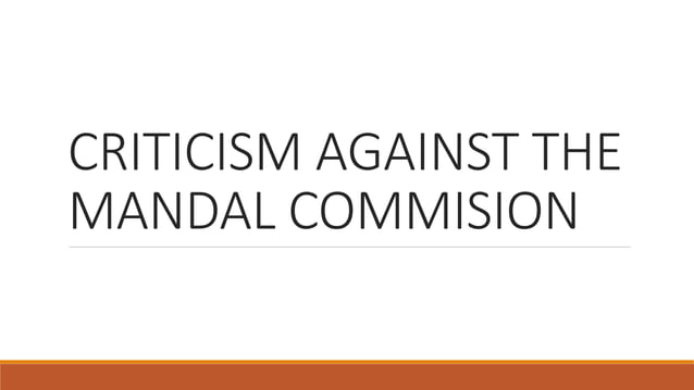 Mandal Commission.pptx | Hinduism | Religion & Spirituality