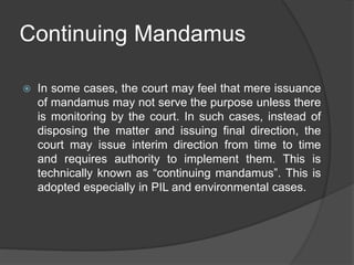 Mandamus | PPTX