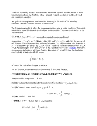 FUNCIONES DE GREEN | PDF