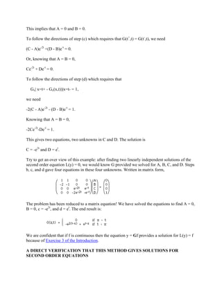 FUNCIONES DE GREEN | PDF