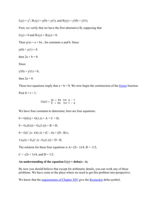 FUNCIONES DE GREEN | PDF