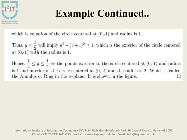 Conformal Mapping - Introduction & Examples | PPTX