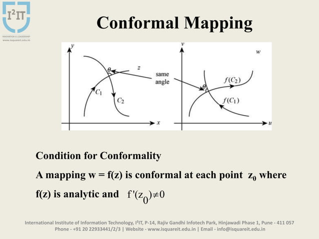 Conformal Mapping Introduction And Examples Ppt