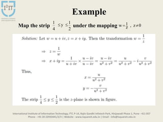 Conformal Mapping - Introduction & Examples | PPTX