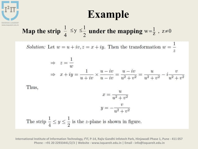 Conformal Mapping - Introduction & Examples | PPTX
