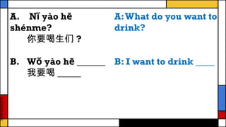 "Nǐ yào chī shénme? Exploring Dining Culture and Food Choices in ...