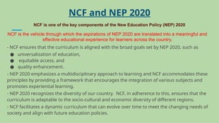Mandate for Development of NCF based on NEP 2020.pptx