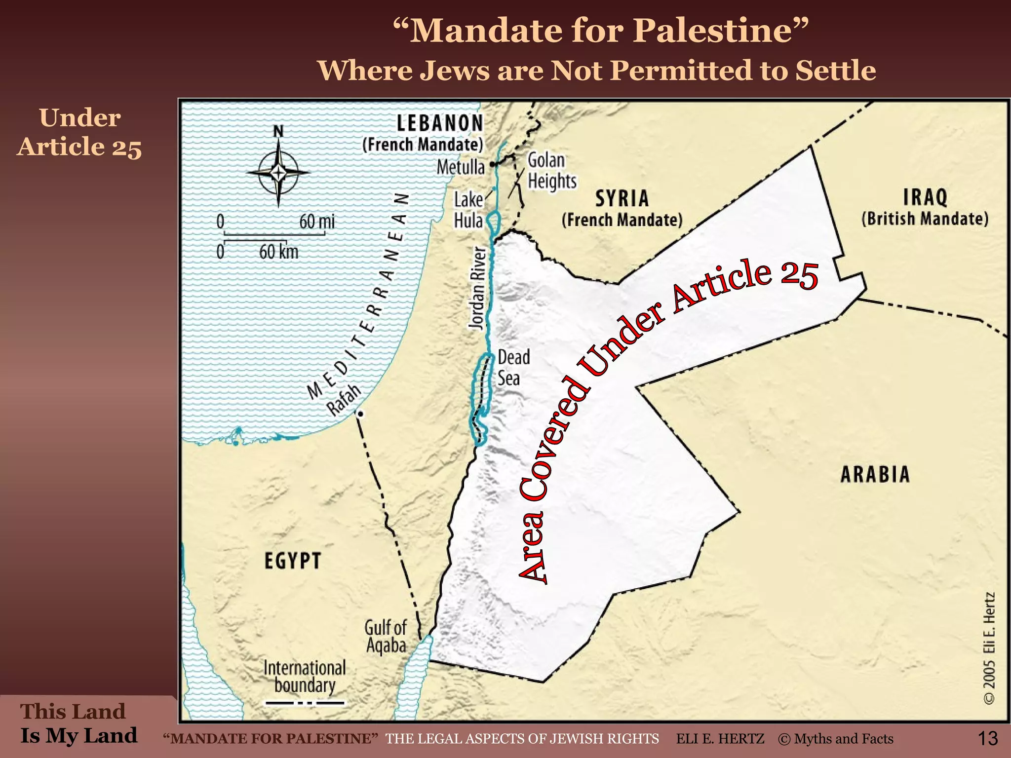 Mandate For Palestine | PPT