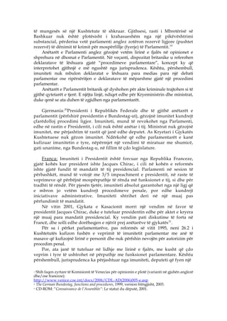 Mandati dhe imuniteti parlamentar | RTF