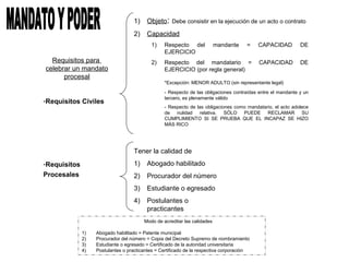 Mandato judicial | PPT