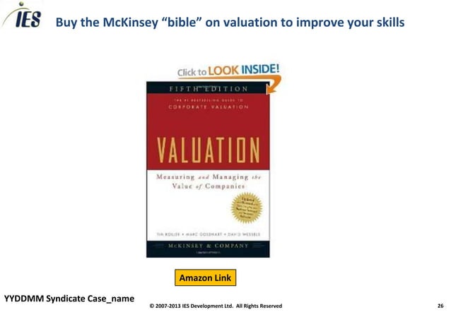 Mand a toolkit building a valuation model | PPT
