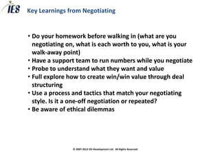 Mand a toolkit negotiating | PPTX | Mergers and Acquisitions | Business Banking & Finance