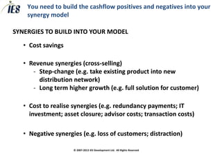 Mand a toolkit synergies | PPT